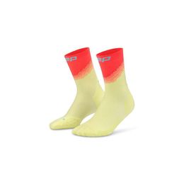 CEP Core Run Edt. Split Mid Cut Socks Bekleidung Herren gr&uuml;n