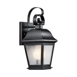 Elstead Lighting Mount Vernon Wandleuchte E27, KL-MOUNT-VERNON2-S-BK,
