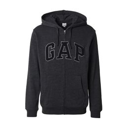 GAP Sweatjacke 'HERITAGE' Herren Gr&ouml;&szlig;e XS hellgrau / dunkelgrau / schwarz