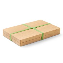 Tchibo - 2 Picknickbrettchen - hellbraun