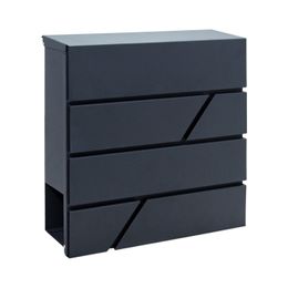 Tchibo - Briefkasten &raquo;Brixa A&laquo; - 11x37x37cm - anthrazit -