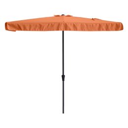 Leco Balkon-Sonnenschirm - 178x15x13cm - anthrazit -