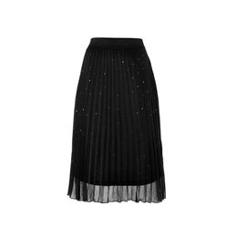 Tchibo - Plisseerock - Damen - Gr. L - schwarz/print