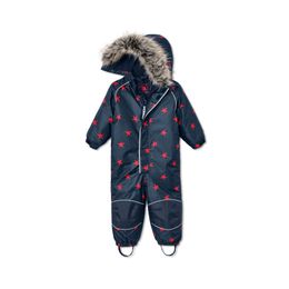 Tchibo - Schneeanzug mit recyceltem Material - Baby - Gr. 74/80 - dunkelblau/print