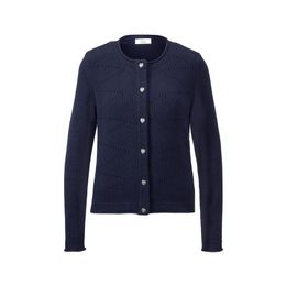 Tchibo - Trachten-Strickjacke - Damen - Gr. XL - dunkelblau