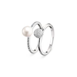 Tchibo - Ring-Set - Damen - Gr. 20 - silber