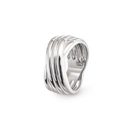 Tchibo - Breiter Ring - Damen - Gr. 17 - silber