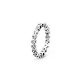 Tchibo - Memoire-Ring - Damen - Gr. 19 - silber