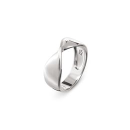 Tchibo - Verdrehter Ring - Damen - Gr. 18 - silber