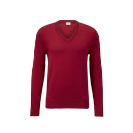 Tchibo - Pullover mit V-Ausschnitt - Herren - Gr. XXL - dunkelrot