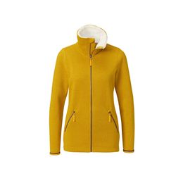 Tchibo - Strickfleecejacke - Damen - Gr. L - gelb