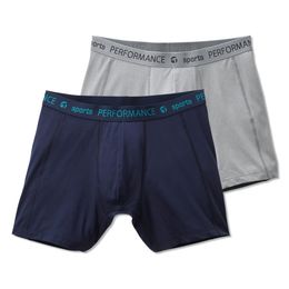 Tchibo - 2 Sport-Slipboxer - Herren - Gr. M/5 - dunkelblau