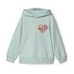 Tchibo - Kinder-Sweatshirt Hoodie Smileyworld mit angerauter Innenseite - Kinder - Gr. 158/164 - hellgr&uuml;n/print
