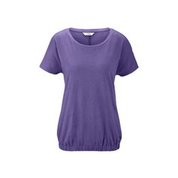 Tchibo - Kurzarmshirt mit Komfortbund - Damen - Gr. L - lila