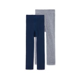 Tchibo - 2 Strickleggings - Kinder - Gr. 158/164 - dunkelblau