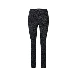 Tchibo - Bedruckte Stretchhose - Damen - Gr. L - schwarz/print