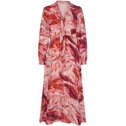 Uta Raasch - Kleid mit V-Ausschnitt, rot, Gr. 40 / M