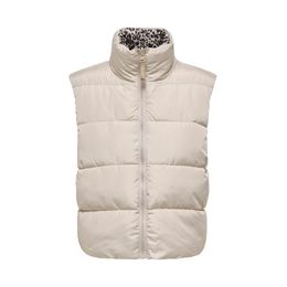 Only Weste 'ONLNEWTAMMY' Damen Gr&ouml;&szlig;e L beige / taupe / schwarz