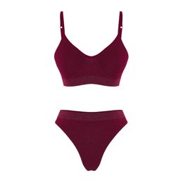 Trendyol W&auml;sche-Sets Damen Gr&ouml;&szlig;e 90 rot