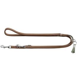 Hunter verstellbare Hundef&uuml;hrleine portofino blau 2 cm