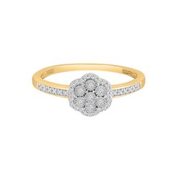 Diamant Exquis Ring Damen Gr&ouml;&szlig;e 56 gold