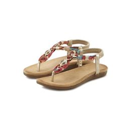 Lascana Zehentrenner 'Sommerschuh, Sandalette, offener Schuh,' mehrfarbig Gr. 37 f&uuml;r Damen