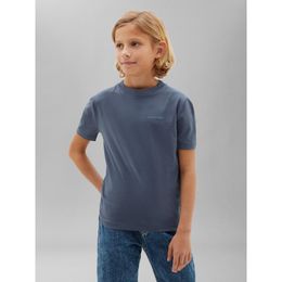Calvin Klein Jeans Kinder T-Shirt &raquo;SMALL CHEST INST.LOGO SS T-SHIRT&laquo; Regular fit, Logoschriftzug blau 6 (116)
