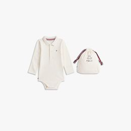 Tommy Hilfiger Baby Neugeborenen-Geschenkset Set, 2 Polo-Body aus Piqu&eacute; als Geschenkset, f&uuml;r Babys 86