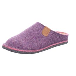 Rohde Damen Pantoffel &raquo;CALMYS N&deg;15&laquo; Clog, Hausschuh, Homeslipper, Filz in melierter Optik lila 42