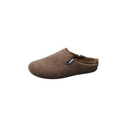 VERBENAS Herren VERBENAS Hausschuh &raquo;EAGLE PICOS PET TONE&laquo; Wohlf&uuml;hlschuh, Homeslipper, Schlupfschuh mit Label braun 41