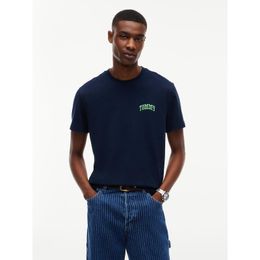 Tommy Jeans Herren T-Shirt &raquo;TJM SLIM FIT TOMMY&laquo; Jersey, Rundhals, schmal geschnitten blau 4XL