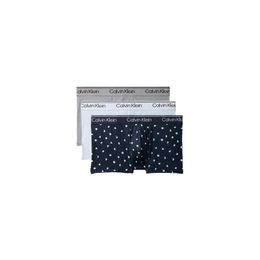 Calvin Klein Underwear Herren Trunk &raquo;LOW RISE TRUNK 3PK&laquo; Packung, 3er-Pack, Regular fit mit elastischem Bund blau L (52)