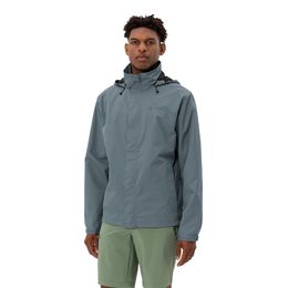 Vaude Herren Vaude Regenjacke &raquo;Men's Escape Light Jacket&laquo; mit Kapuze mit zwei Rei&szlig;verschlusstaschen, atmungsaktiv, schnell trocknend S