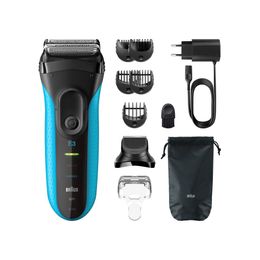 Braun Elektrischer Rasierer &bdquo;Series 3 3010BT&ldquo; in Black/Blue | Gr.: onesize
