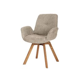 home24 Polsterstuhl VISCOUNT in Cappuccino | Gr.: onesize