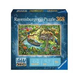 Ravensburger Puzzle 368 Teile EXIT Puzzle Kids Die Dschungelexpedition in bunt | Gr.: onesize