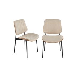 Signature Stuhl GISELLE in Beige - (W)48,5 x (H)82,5 x (L)56 cm | Gr.: onesize