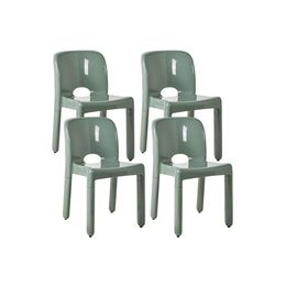 Beliani 4er-Set Gartenstuhl BETIM in Gr&uuml;n | Gr.: onesize