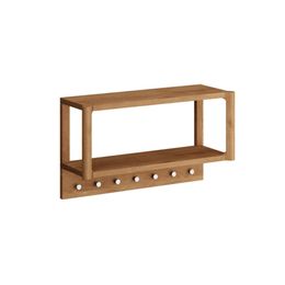 Feldmann-Wohnen Wandgarderobe Campi Eiche Natur 63 / 21,5 / 36cm | Gr.: onesize