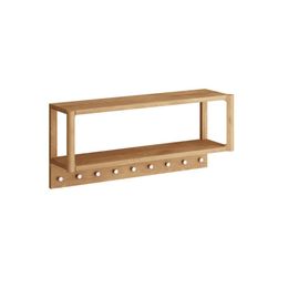 Feldmann-Wohnen Wandgarderobe Campi Eiche Natur 83 / 21,5 / 36cm | Gr.: onesize