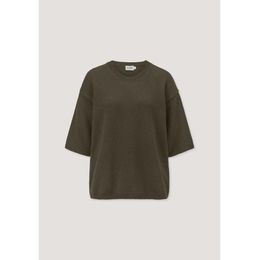 hessnatur Strick Pullover Oversize in vintage oliv | Gr.: L