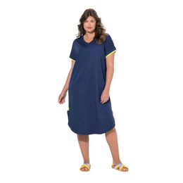 LAURAS&Oslash;N Jerseykleid in navyblau | Gr.: 48/50