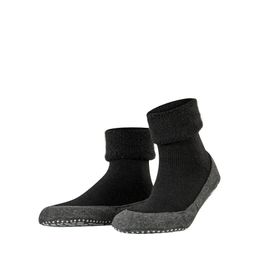 Falke Unisex Hausschuhe Cosyshoe in Black | Gr.: 43/44
