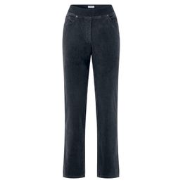 Peter Hahn Brax - 7/8-Hose Modell Carina Cord, grau, Gr. 44 / L - Baumwolle