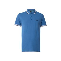 BOSS Poloshirt 'Paddy' Herren Gr&ouml;&szlig;e XS royalblau / schwarz / wei&szlig;