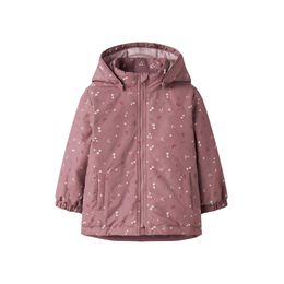 name it Jacke 'NMFMAXI' M&auml;dchen Gr&ouml;&szlig;e 104 gr&uuml;n / mauve / cranberry / wei&szlig;