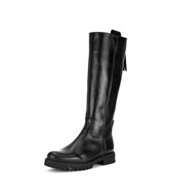 Gabor - Langschaft-Stiefel, schwarz, Gr. 40 - Leder