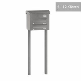 LEABOX freistehende waagerechte Briefkastenanlage mit Sprechfeld - LEA20 (2-12-fach)