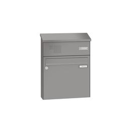 LEABOX Aufputzbriefkasten mit Schr&auml;gdach und Sprechfeld - LEA20 (1-12-fach)