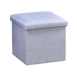 Kesper Sitzhocker grau 38 x 38 x 38 cm